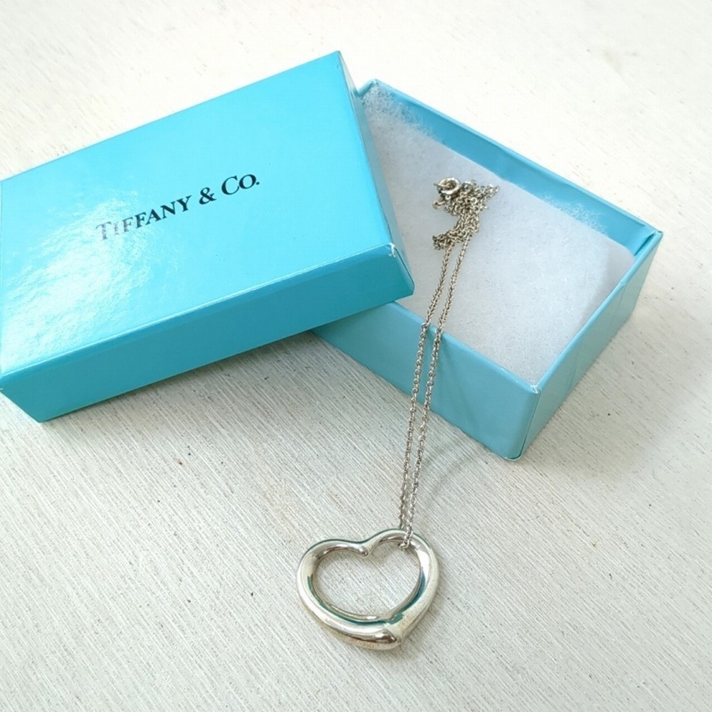 Tiffany & Co. Tiffany Open Heart Necklace Silver 925 … - Gem